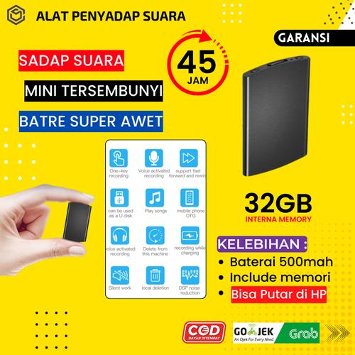 Promo Perekam Suara Mini Tersembunyi Digital Jernih Alat Sadap Suara ...