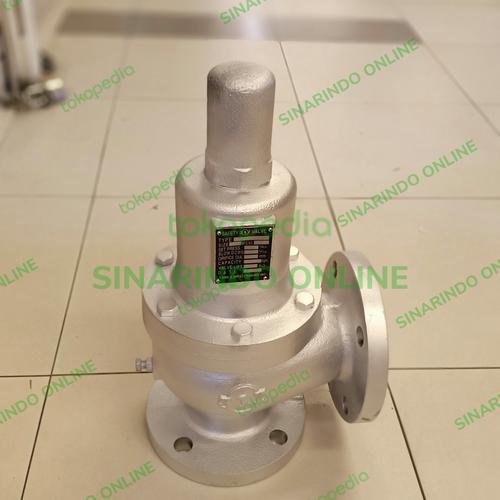 Jual safety valve 21/2" inch Dn 65 jis 10k flange besi cast iron non ...