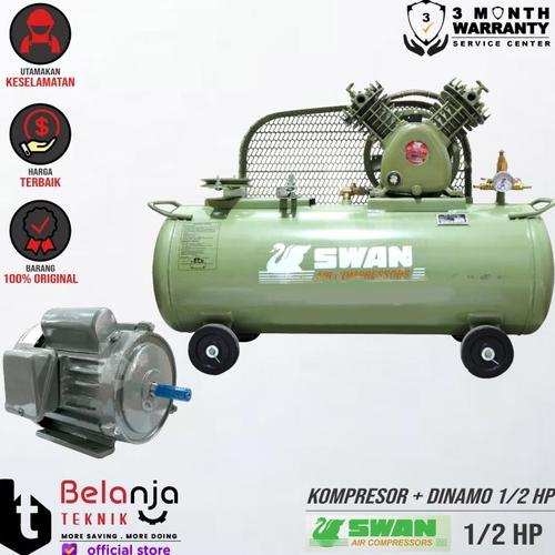 Jual ORIGINAL SWAN 0.50 HP -AIR COMPRESSOR & ELEKTRO MOTOR 1/2 HP ...