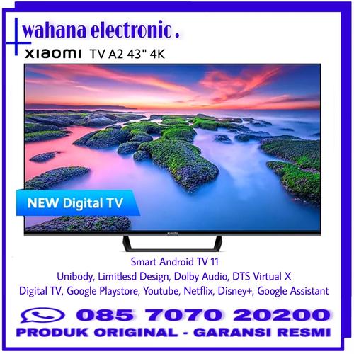Jual XIAOMI MI TV 43 A2 SMART ANDROID 11 DIGITAL 4K UHD TV 43 INCH ...