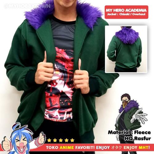 Jual Jaket Anime Boku no Hero Academia Kai Chisaki Overhaul Jacket Bulu ...