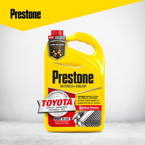 Promo Prestone 50/50 Cor-Guard Asian Pink Coolant Ready To Use Air ...