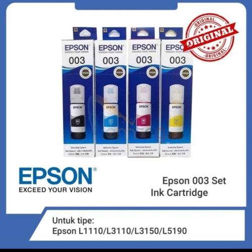 Jual Tinta Epson 003 Original 1 Set L3210 - Jakarta Selatan - Jaya Baya ...