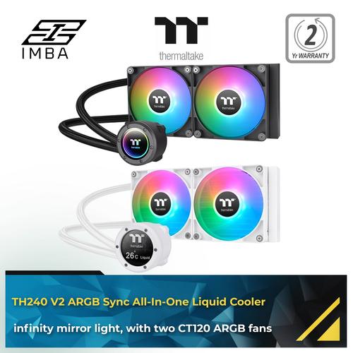 Promo Thermaltake TH240 V2 ARGB Sync [AiO Liquid Cooler] Cicil 0% 3x ...