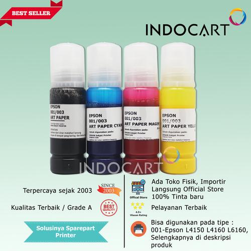 Jual IndoCart Tinta Refill Epson Premium 001 003 008 T09D 057 6CL 70ml ...
