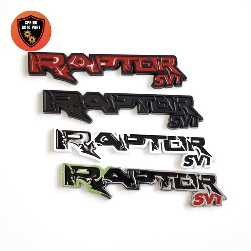 Jual Stiker Emblem RAPTOR Bahan ABS - Merah - Jakarta Timur - Spring ...
