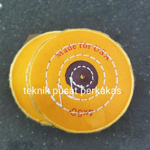 Jual Polishing Wool Pap 4" 5" 6 Inch Gold Kain Wol Poles Emas Buffing ...