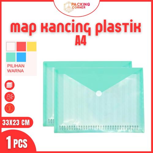 Jual Map Plastik Kancing A4 Map Punggung Kancing Folder One Bukan Joyko ...