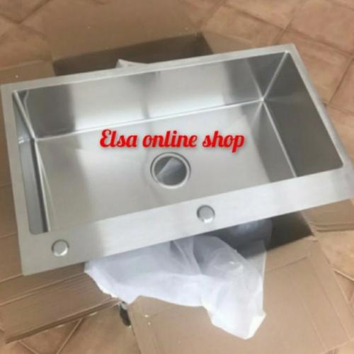 Jual Kitchen sink 8050 stainless sus 304 1 lobang besar - Jakarta ...