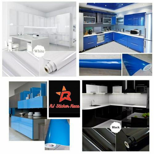 Jual STICKER DECO SHEET PVC 120 X 100 cm Motif Polos - Biru Muda - Kota ...
