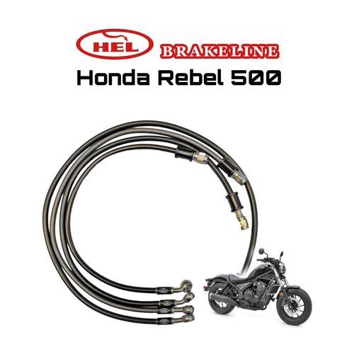 Jual Selang Rem HEL Rebel 500 - brakeline steel carbon hose - Kab ...