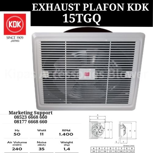 Jual Exhaust Plafon 6 inch KDK 15TGQ Ceiling Exhaust 6 inch KDK 6 inch ...