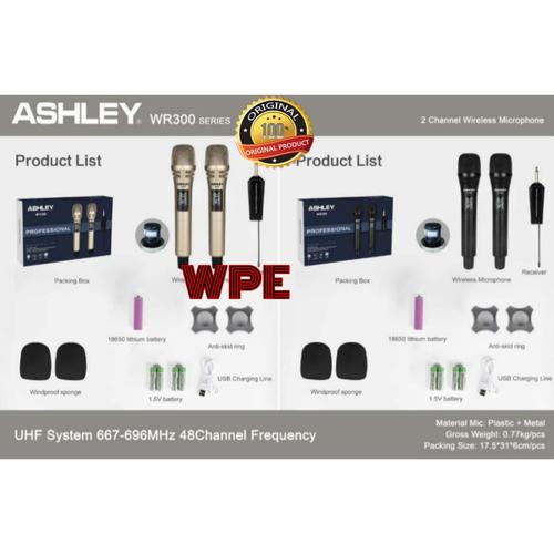 Jual mic wireless ashley wr300 wr 300 original - Jakarta Barat - W_P_E ...
