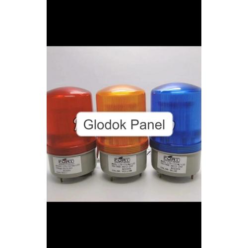 Jual Lampu Rotary Warning Light LED with buzzer 4" , 5" Merah , Kuning ...