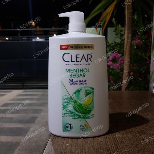 Jual Clear Sampo Menthol Segar Shampoo Anti Ketombe 1200ml / 1200 ml ...