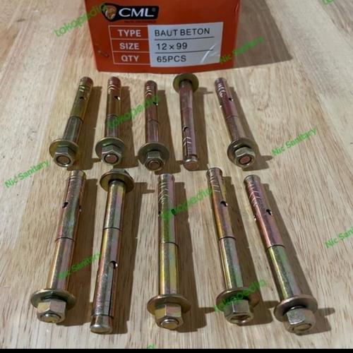 Jual Baut Dinabolt CAMEL 12 X 99 MM / baut beton CAMEL (HARGA PER KOTAK ...