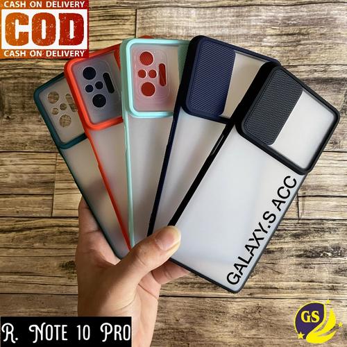 Jual XIAOMI REDMI NOTE 10 PRO 4G SLIDE CASE PROTECTION CAMERA MATTE ...