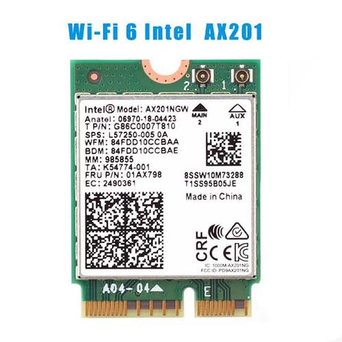 Jual Wifi Card Wireless Intel 6 AX201 802.11AX Bluetooth 5.1 NGFF CNVI ...