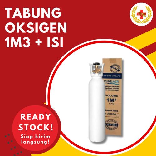 Jual Tabung Oksigen 1 Meter³ Medis Plus Isi Tabung Oxygen O2 - Kota ...