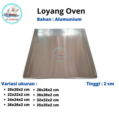Jual Loyang Oven Alumunium 0.4 mm / Loyang Oven Listrik / Loyang kue ...