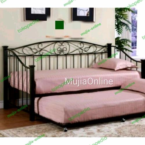 Jual 90X200CM RANJANG BESI SOFA BED DAY & NIGHT KUAT MEWAH MODERN ...