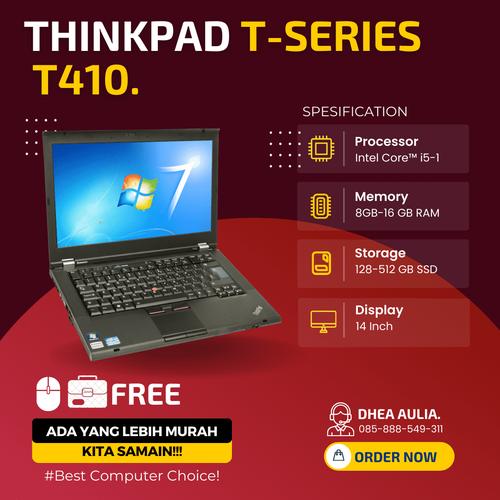 Jual Lenovo Thinkpad T410 T420 T430 T430s MULUS / BERGARANSI / ORIGINAL ...