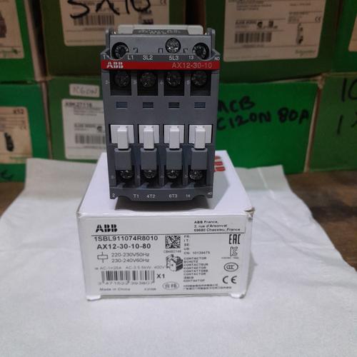 Jual kontaktor/contactor abb AX12-30-10-80 KOIL 220V - Jakarta Pusat ...
