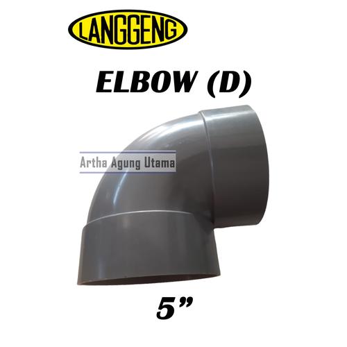 Jual Sambungan/Fitting PVC Elbow L Knee Knie Kenie Keni 5" inch D ...