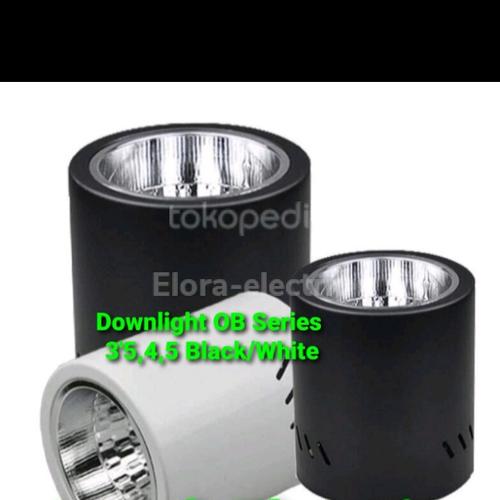 Jual Lampu Downlight Outbow 3.5Inch Bulat/ Round Kap Housing OB E27 ...