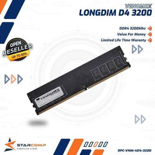 Jual Longdimm VenomRX DDR4 4GB / 8GB 3200 Mhz Memory RAM PC Venom RX - 8GB - Kota Surakarta ...