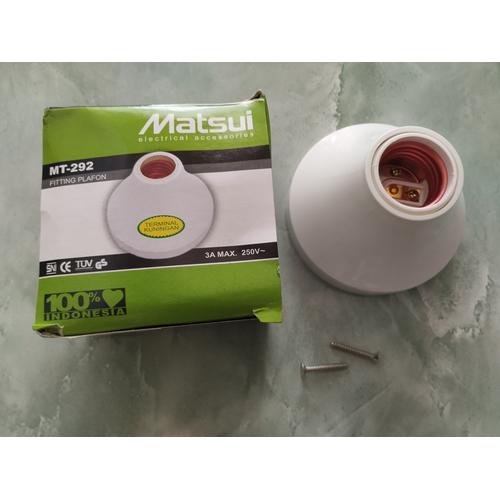 Jual Fitting Lampu Plafon Dudukan Lampu Rumah Lampu Delta Matsui Linux ...