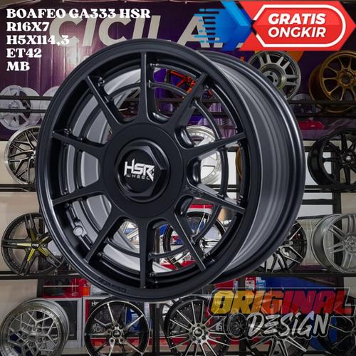 Jual Velg mobil R16 racing HSR Boafeo ring 16 untuk Voxy Biante Cortez ...