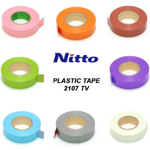 Jual Isolasi Listrik Nitto Plastic Tape 2107 TV 19mm × 20m - Orange ...