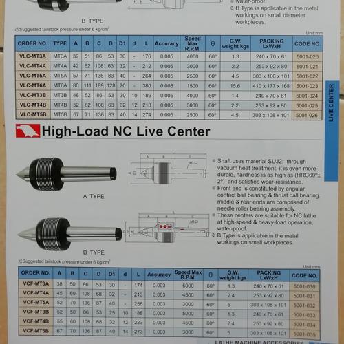 Jual vertex high load live center vcf mt4a - Kota Surabaya - Vertex ...