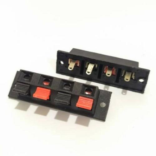 Jual Terminal Jepit 4 pin Kabel biding Spk kotak panjang kaki 4 soket ...