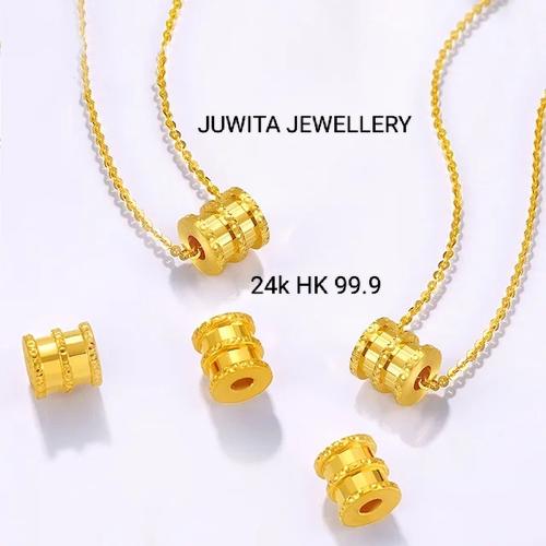 Jual KALUNG KOYE EMAS 24K HK 24 karat 999 BARREL RING CANTIK MANIS ...