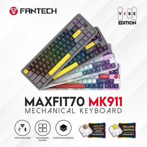 Jual Fantech MAXFIT70 MK911 Wireless 65% Keyboard Gaming MAXFIT 70 MK ...