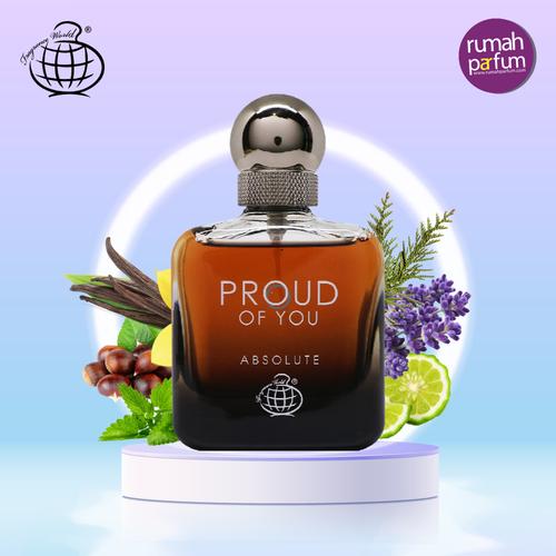 Promo Parfum Fragrance World Proud Of You Absolute Man 100 ML - 100 ML ...