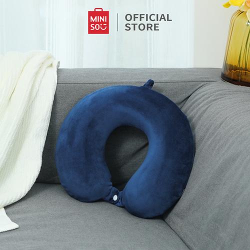 Jual Miniso Official Bantal Leher Upgraded U-shaped Memory Neck Pillow ...
