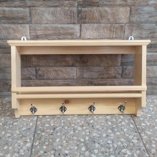 Jual Rak dinding kayu / Gantungan baju kayu / Hanger baju kayu ...