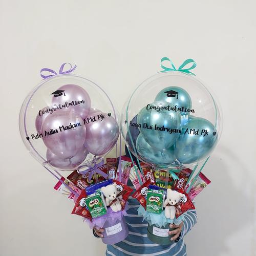 Jual Buket Balon Snack Bucket Wisuda Bouquet Ulang Tahun Wisuda - Tosca ...