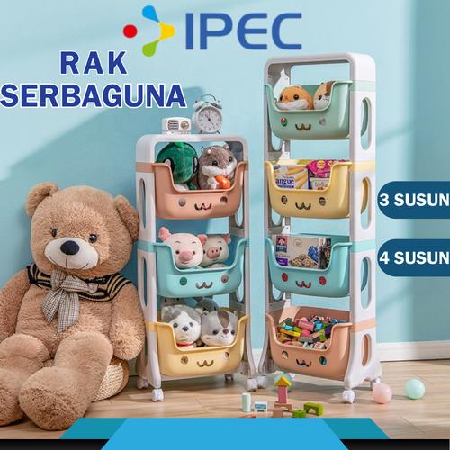 Jual Rak Mainan Anak 4 Susun / Rak Lucu Anak Penyimpanan Mainan 8804 ...