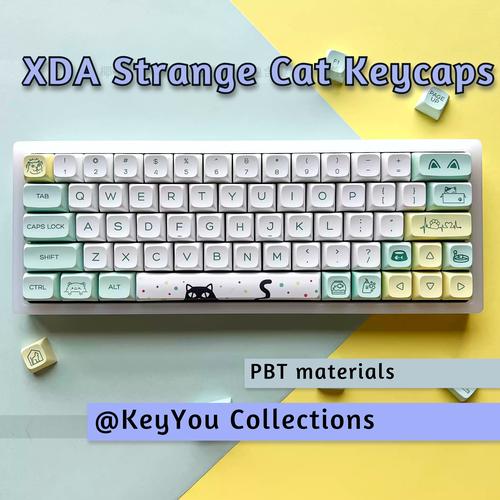 Jual Strange Weird Cat XDA Keycaps lucu pbt not Matcha cheese cute odd ...