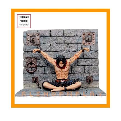 Jual Action Figure One Piece Portgas D Ace Prisoner Pose Luffy ...