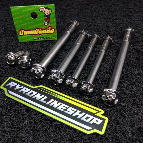 Jual probolt stainless baut engine mounting breket dudukan mesin ninja ...