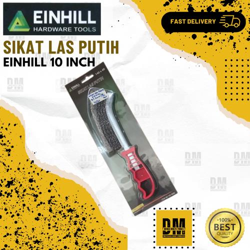 Jual EINHILL 10 inch Sikat Baja Bengkok Kawat Las Putih - Steel Brush ...