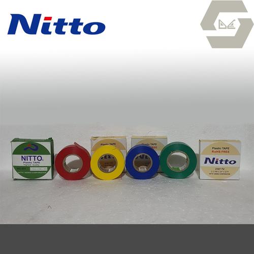 Jual Isolasi Kabel Listrik / PVC Tape 3/4" x 25M Warna NITTO - Merah ...