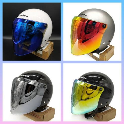 Jual KACA HELM BOGO MODEL VENOM / KACA INJAK MODEL VENOM - smoke ...