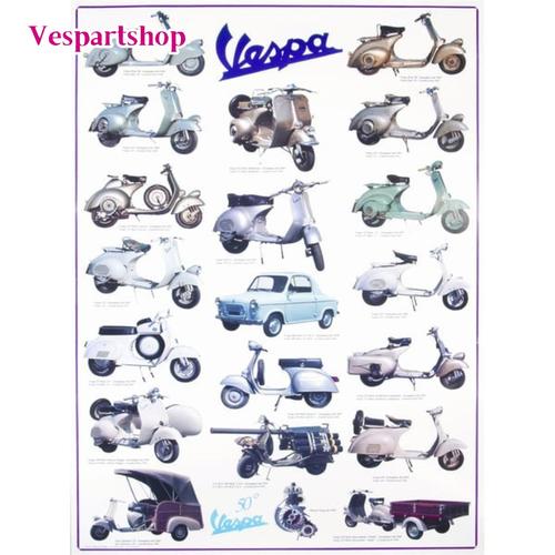 Jual Poster Vespa SIP Germany (Model Vespa I) - Jakarta Pusat ...