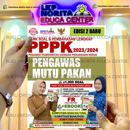 Jual BUKU PPPK PENGAWAS MUTU PAKAN - P3K+MATERI+LINK - Kab. Pangandaran - Noritaeducacenter ...